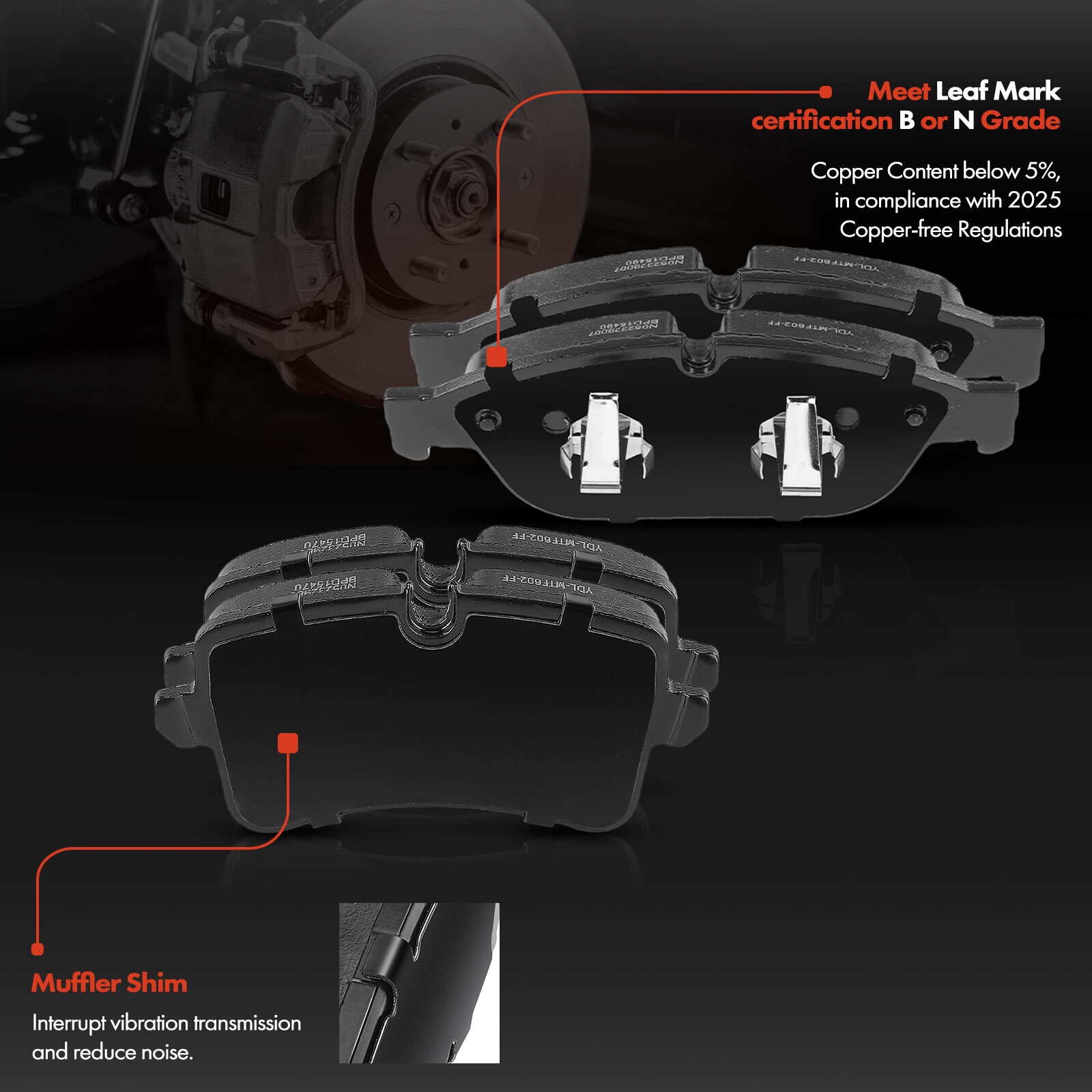 12x Front & Rear Disc Rotors & Ceramic Brake Pad for Audi A6 Quattro A7 ...