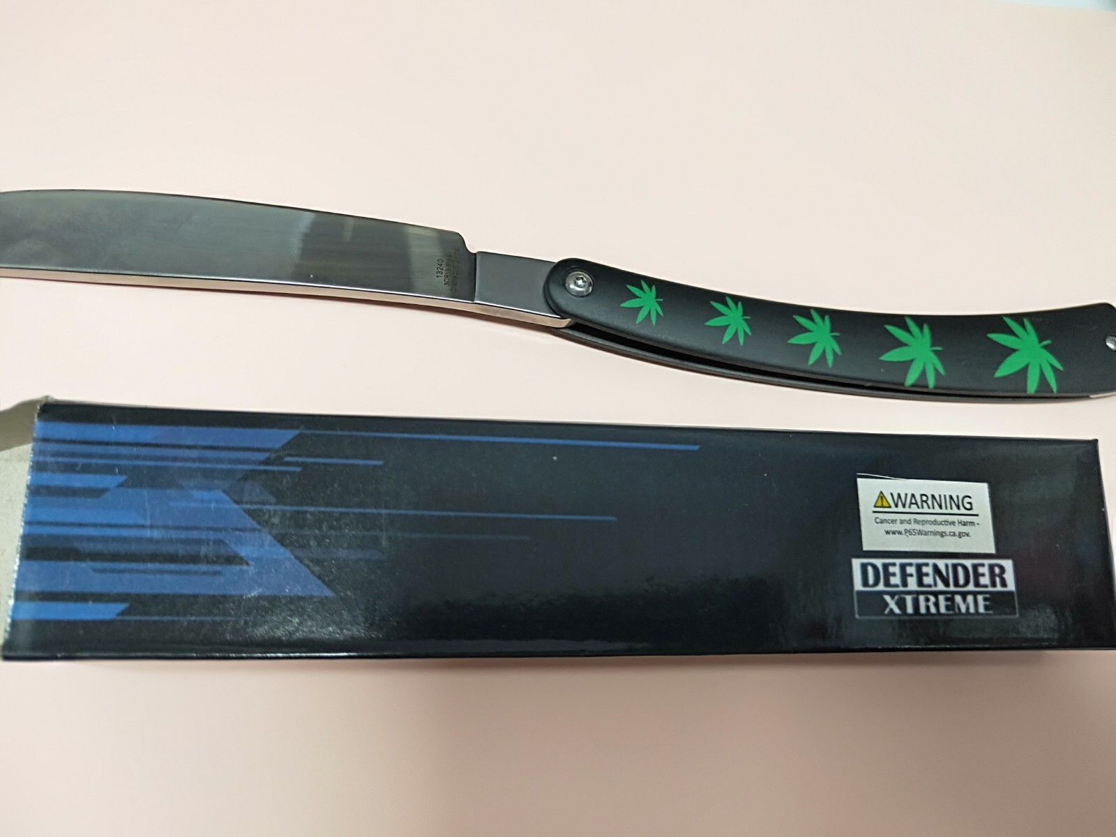Defender Extreme Straight Razor Green Leaf | eBay