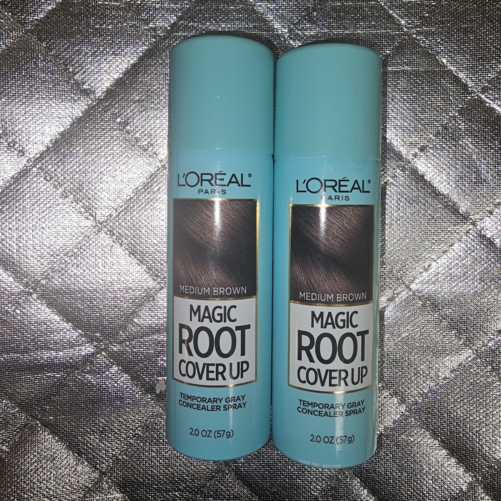 L'Oreal Magic Root Cover Up Temporary Gray Concealer Spray Medium Brown ...