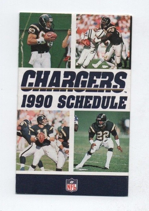 1990 Chargers Uniforms
