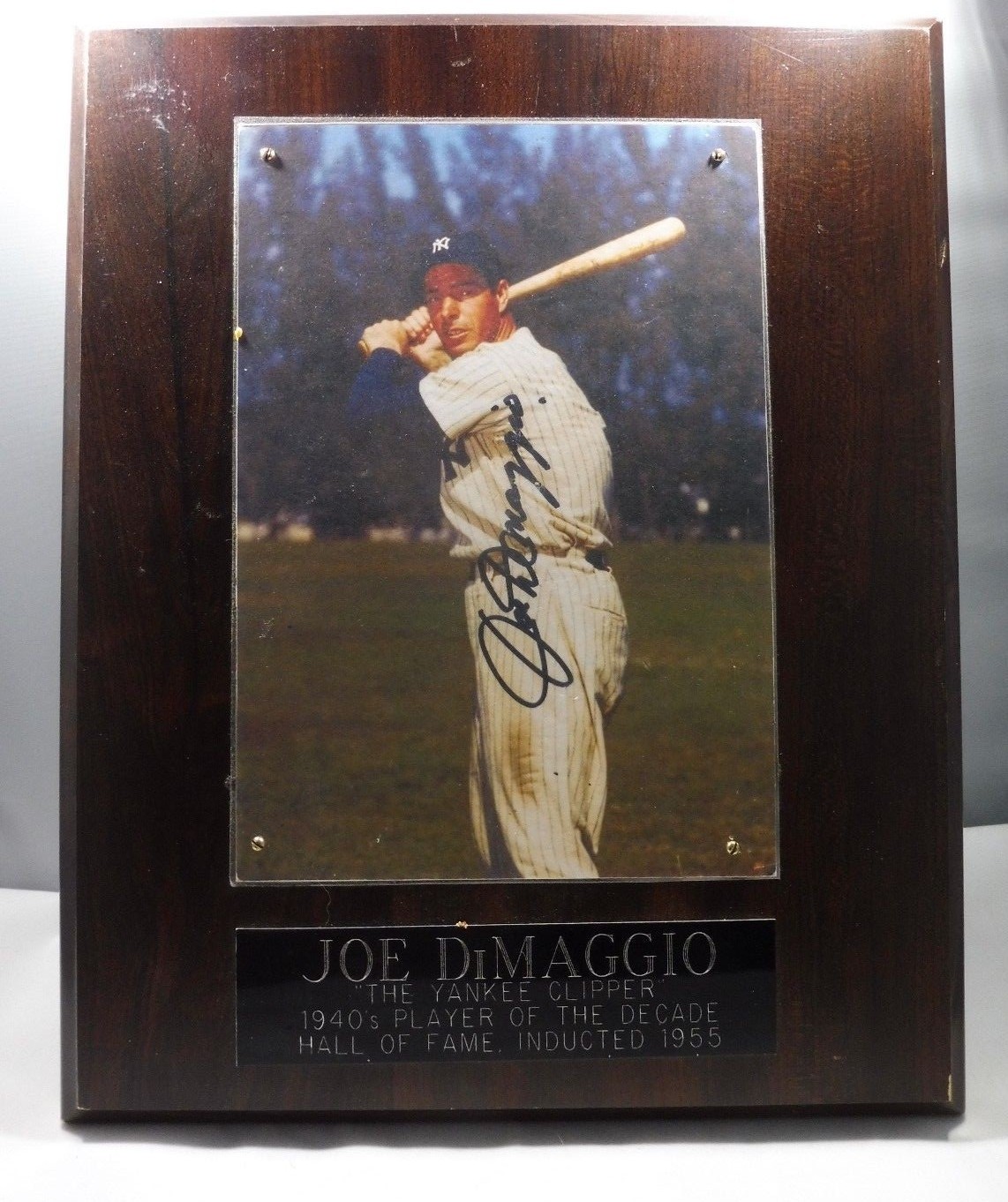 SIGNED JOE DIMAGGIO PHOTOGRAPH W CERTIFICATE | eBay