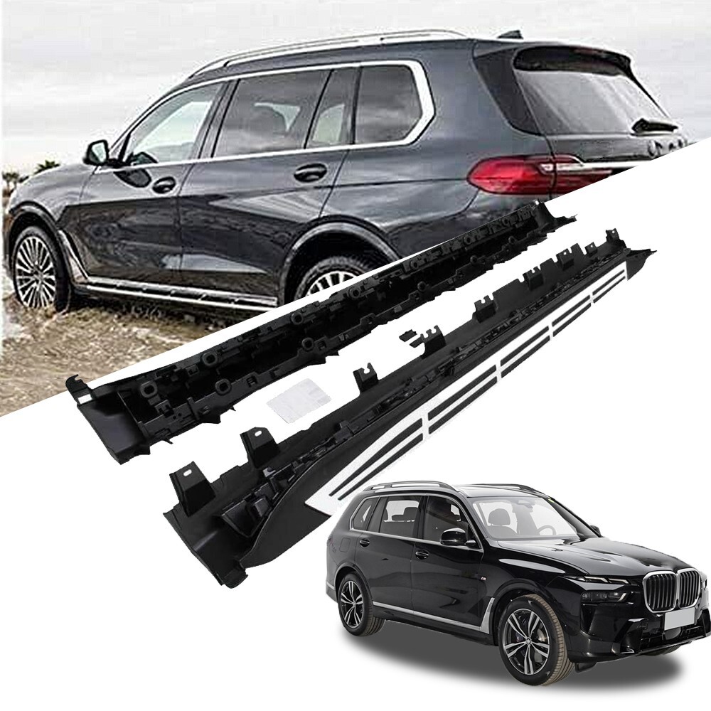 2Pcs Fits for BMW X7 G07 2019-2023 Fixed Running Boards Side Step Pedal ...