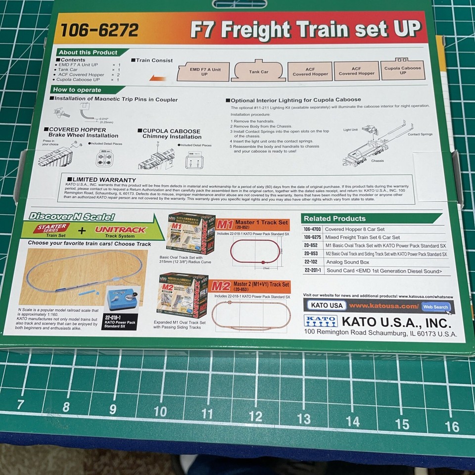 New! N-Scale Kato 106-6272 UP Freight Set DC Analog $220.00 Make Offer ...