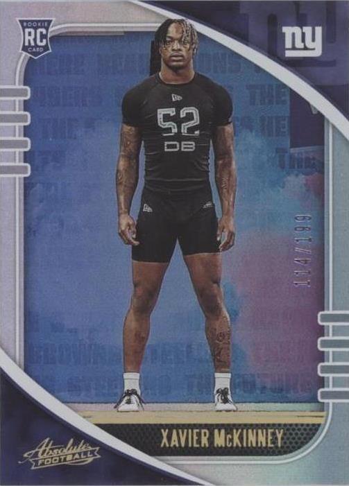 2020 Panini Absolute - Rookie Xavier McKinney #198 Spectrum /199 (RC ...