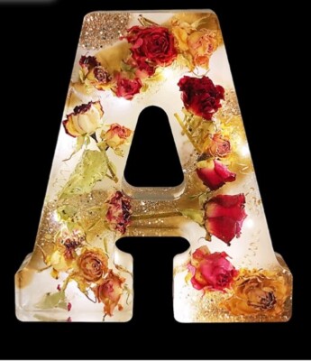 Epoxy letter A... Endless Possibilities... | eBay