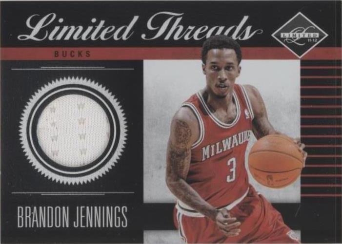 2011-12 Panini Limited - Limited Threads Brandon Jennings #26 /99 (MEM ...