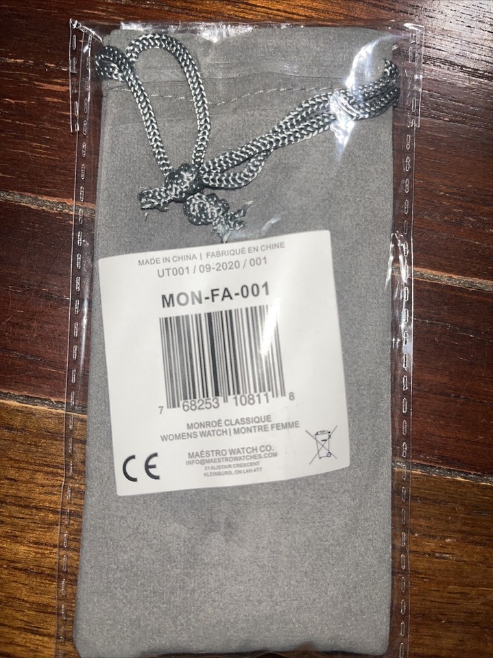 NEW Maestro Monroe Classique Womens Watch in Sunburst Solerose Grey ...