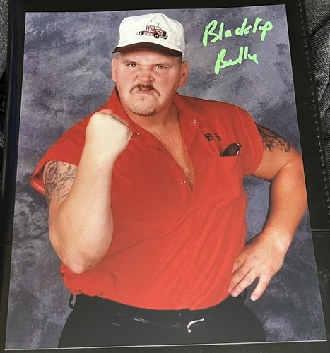 Blacktop Bully Barry Darsow WCW Wrestling Autographed Signed 8X10 Photo ...
