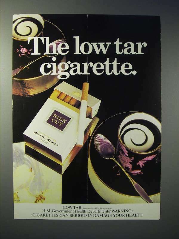 1978 Silk Cut Cigarette Ad - The Low Tar | eBay