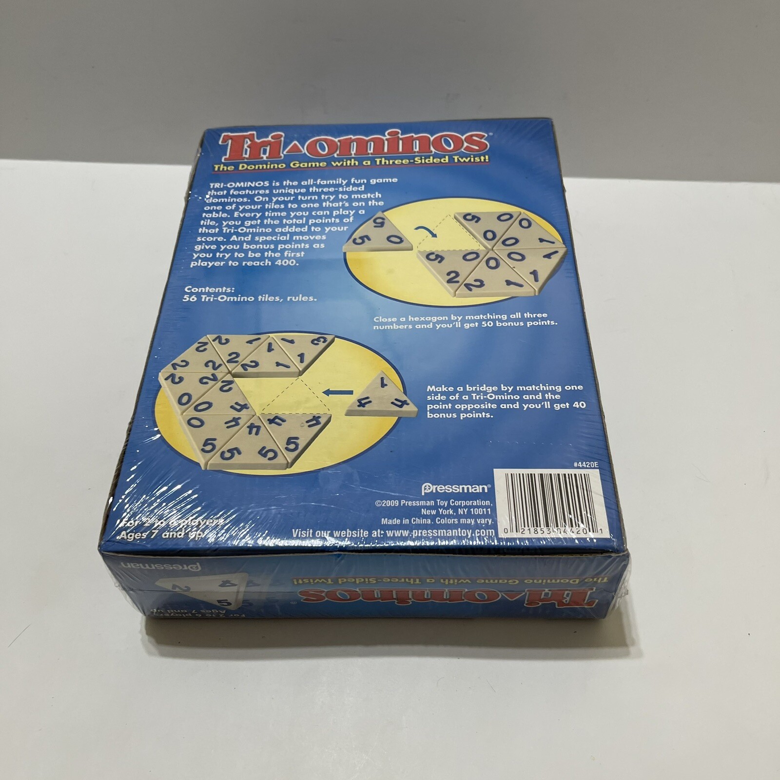 Tri-Ominos - Classic Triangular Domino Game by Pressman Toys - New ...