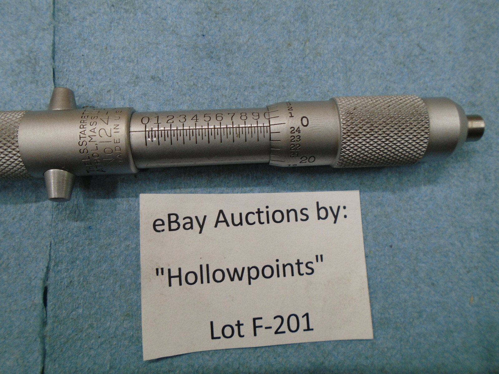 Starrett No. 124C Inside Micrometer Set 8 - 32" .001 Resolution NO CASE ...