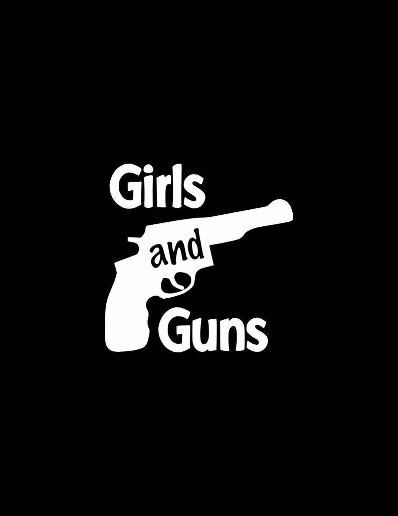 Girls And Gun Stickers