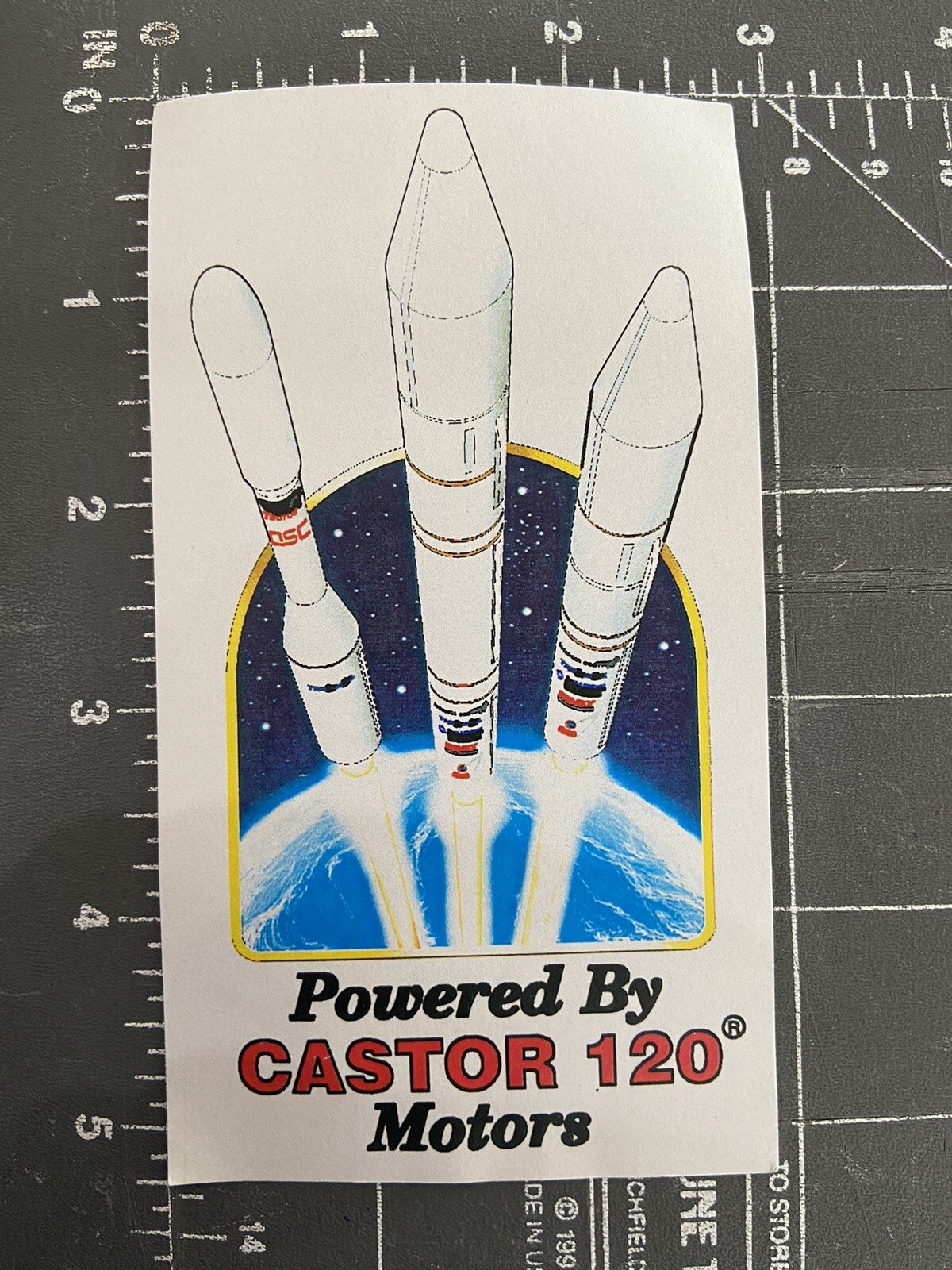 SICBM Sticker Decal Small Intercontinental Ballistic Missile Castor 120 ...