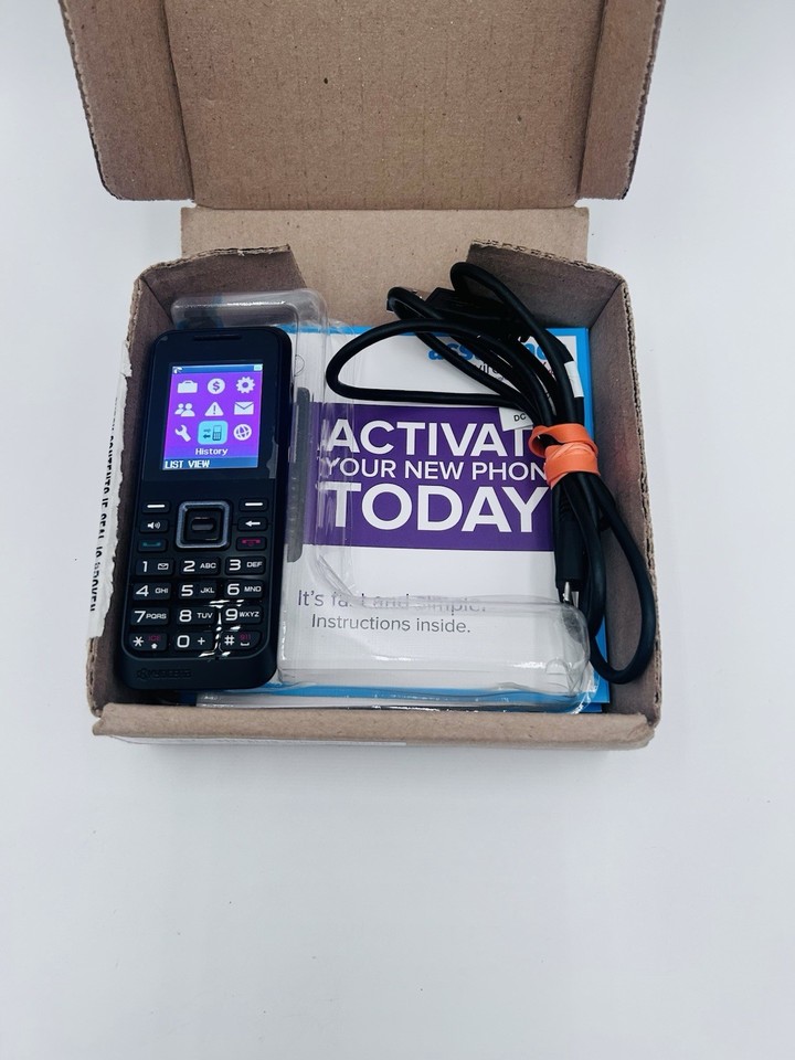 Virgin Mobile Assurance Wireless Small Basic Kyocera Jax S1360 Black ...
