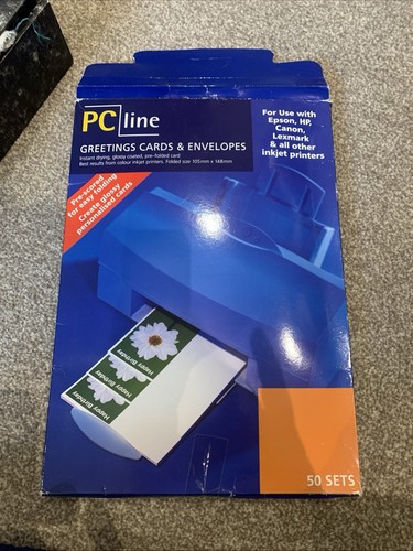 50 PC Line Photo Glossy cards & envelopes inkjet, HP Epson Canon ...