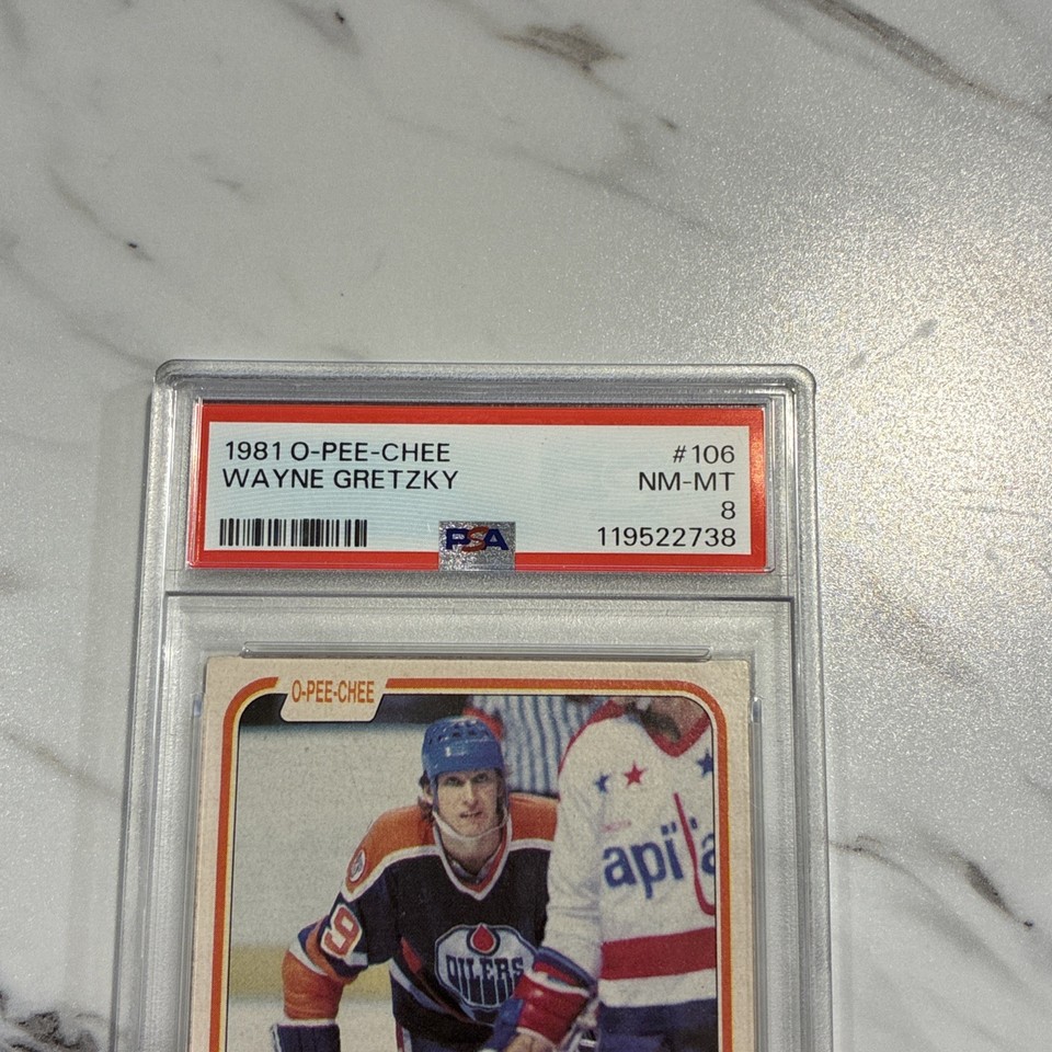 1981-82 OPC O-Pee Chee Hockey WAYNE GRETZKY #106 PSA 8 | eBay
