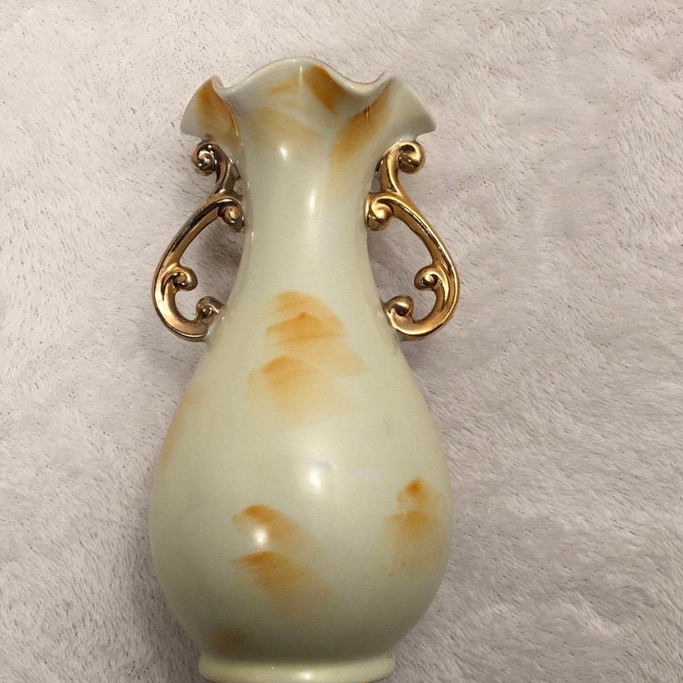 Enesco Vintage Floral Han Painted Vase E2350 | eBay