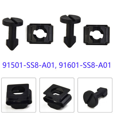 2 Set For Honda Plastic Engine Cover Stud And Stay Grommet Kit 91501 ...