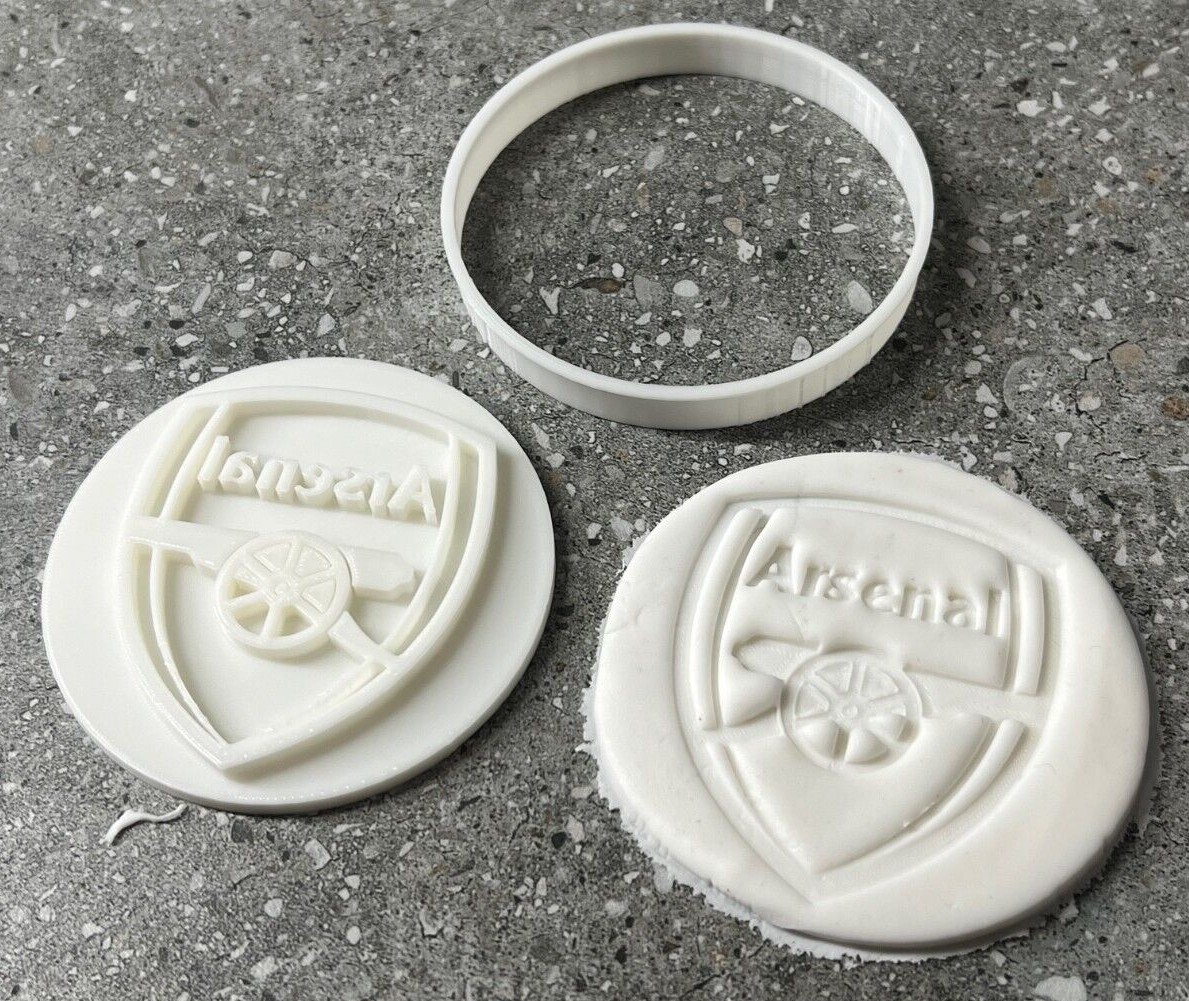 Arsenal Cookie Cutter and Stamp | eBay