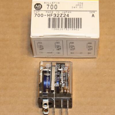One Allen Bradley 700-HF32Z24 Ser. A Cube Relay 10A 2PDT 24VDC More ...