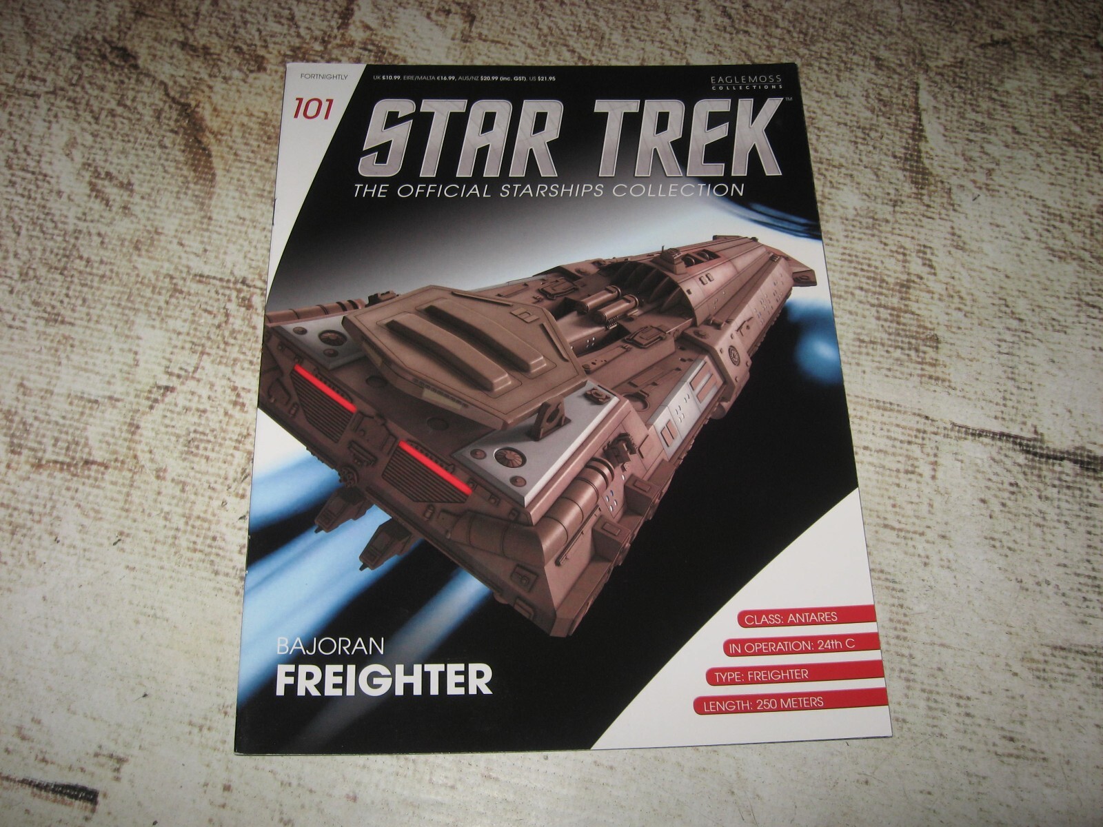 Star Trek Eaglemoss Magazine ONLY Used (1) Bajoran Freighter 101 | eBay