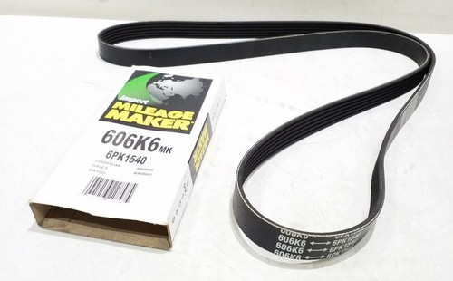 606K6 Mileage Maker Black Serpentine Belt Made In Mexico Free Shipping ...