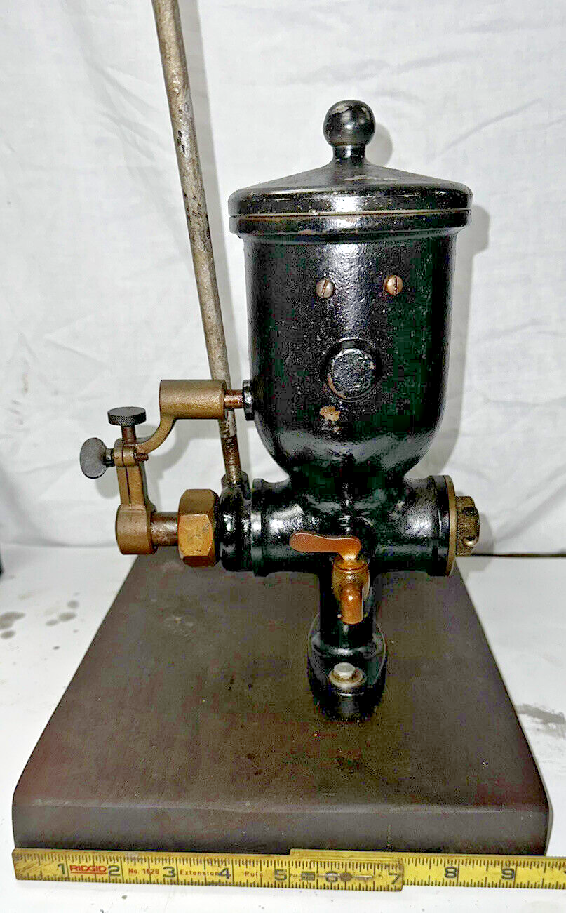 Cast Iron Pot Oiler w/ Ashcroft Gauge for Old Hit Miss Gas Steam ...