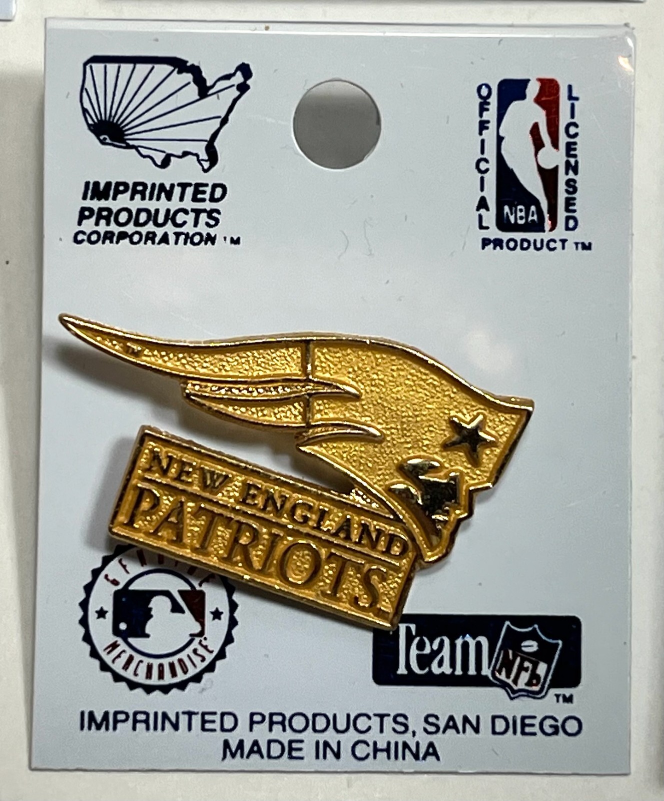 (1) New England Patriots NFL Lapel Pin New Old Stock | eBay