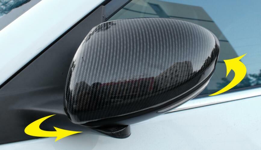 Car Rearview Side Mirror Cover Trim Emblems fit for Nissan Sentra 2020 ...