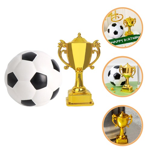 Football Model Trophy Small Footballs Soccer Mini Trophies Miniature ...