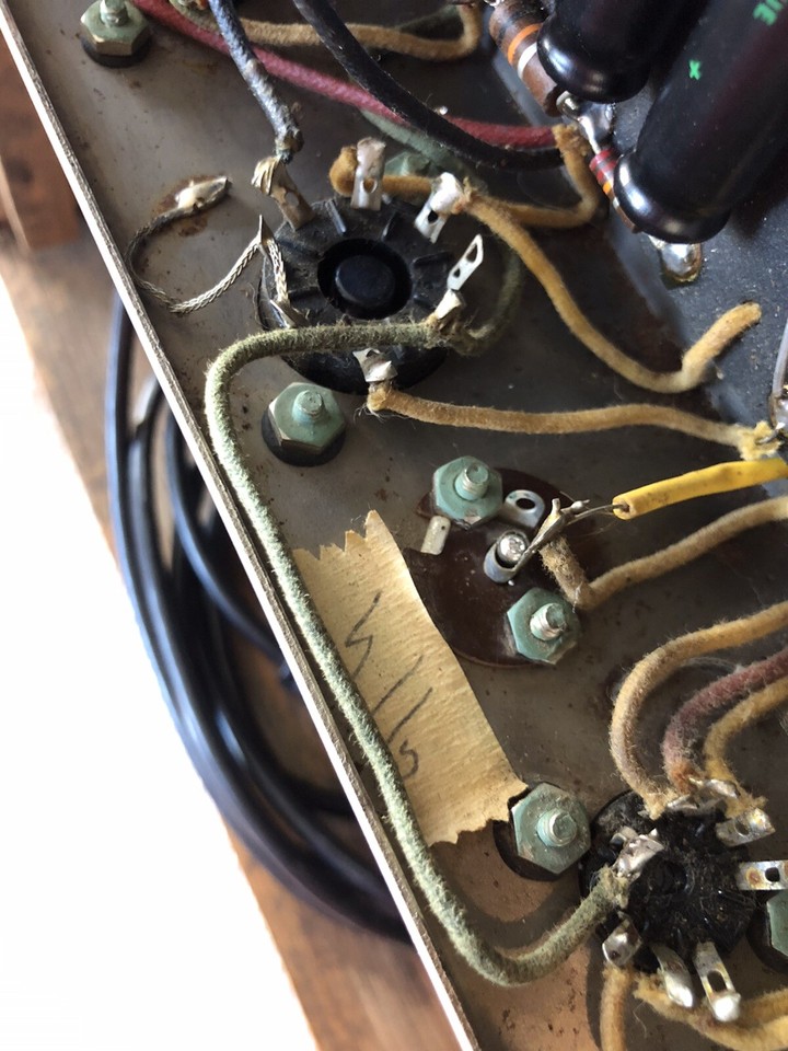 Vintage 1959 Fender Champ Tube Amplifier Amp Model 5F1 "SEE & HEAR ...