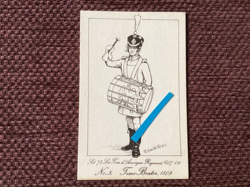 Vintage, RENE NORTH Card, Soldier, La Tour d Auvergne Regt. Time ...