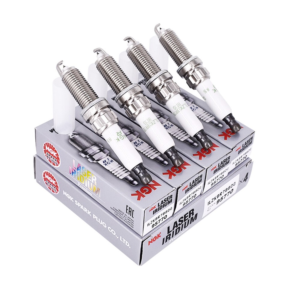 4PCS NGK Iridium ILZKBR7B8DG Spark Plugs For Mini Cooper 2007-2016 1.6L ...