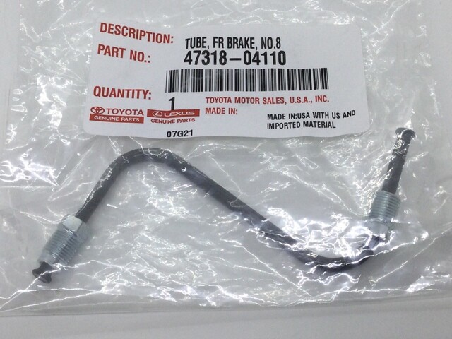 Toyota OEM Tube FR Brake No.8 47318-04110 for sale online | eBay
