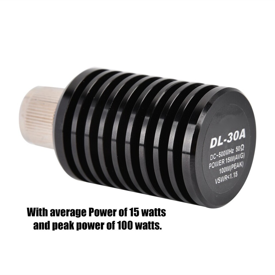100W DL-30A Dummy Load 0-500Mhz 50 Ohm Dummy Load For Ham Radio ...