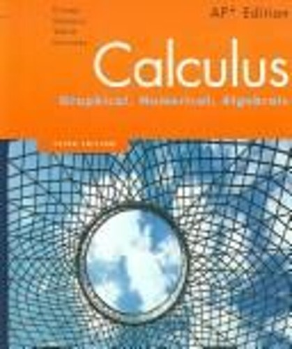 Calculus : Graphical, Numerical, Algebraic Finney, Ross L. Prenti ...