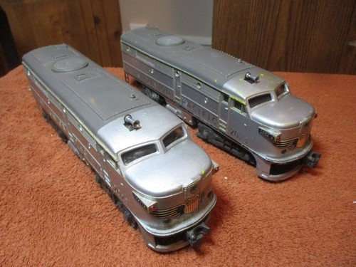 2 X LIONEL Post War 2023 Union Pacific Silver ALCO AA Diesel Locomotives 1950-51 | eBay