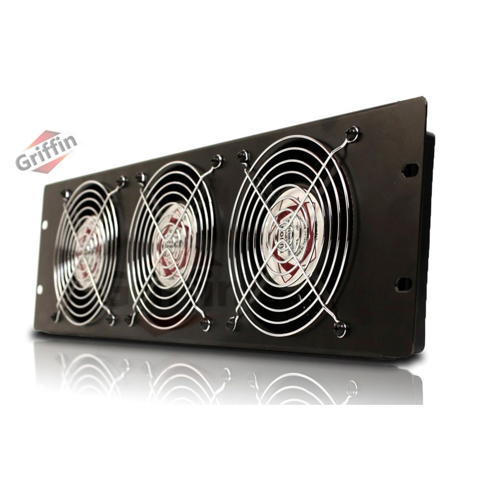 (2 Pack) Rack Server Exhaust Fans | Mount on Rails Temperature Control ...