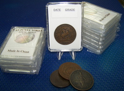 100 coin holders Slab for Canadian Large Token and US 20$ gold coin ...