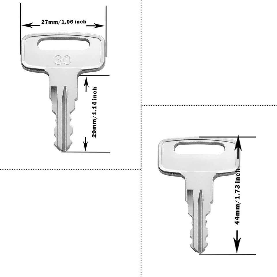 5 Wacker Neuson Roller Multipurpose Heavy Equipment Ignition Key 160431 ...