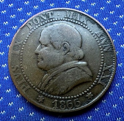 Vatican - Soldo 1866