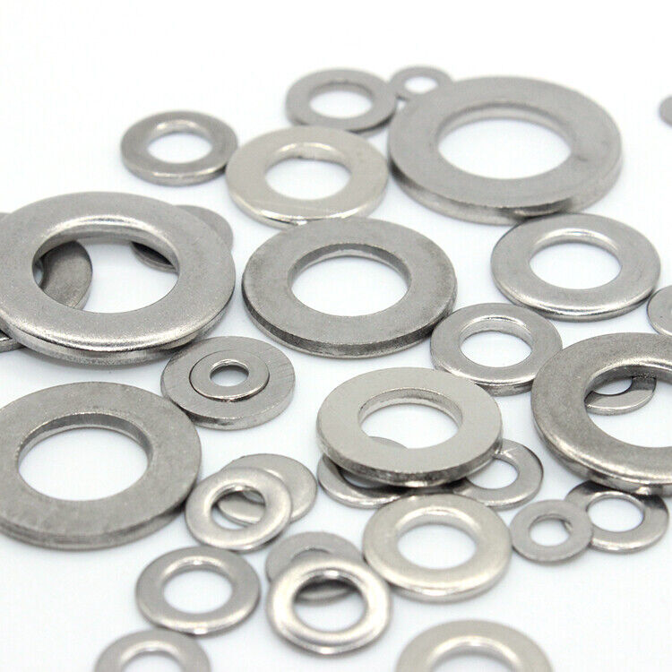 M5 FORM A STAINLESS STEEL FLAT WASHERS THIN WASHER A2-70 304 DIN 125 ...