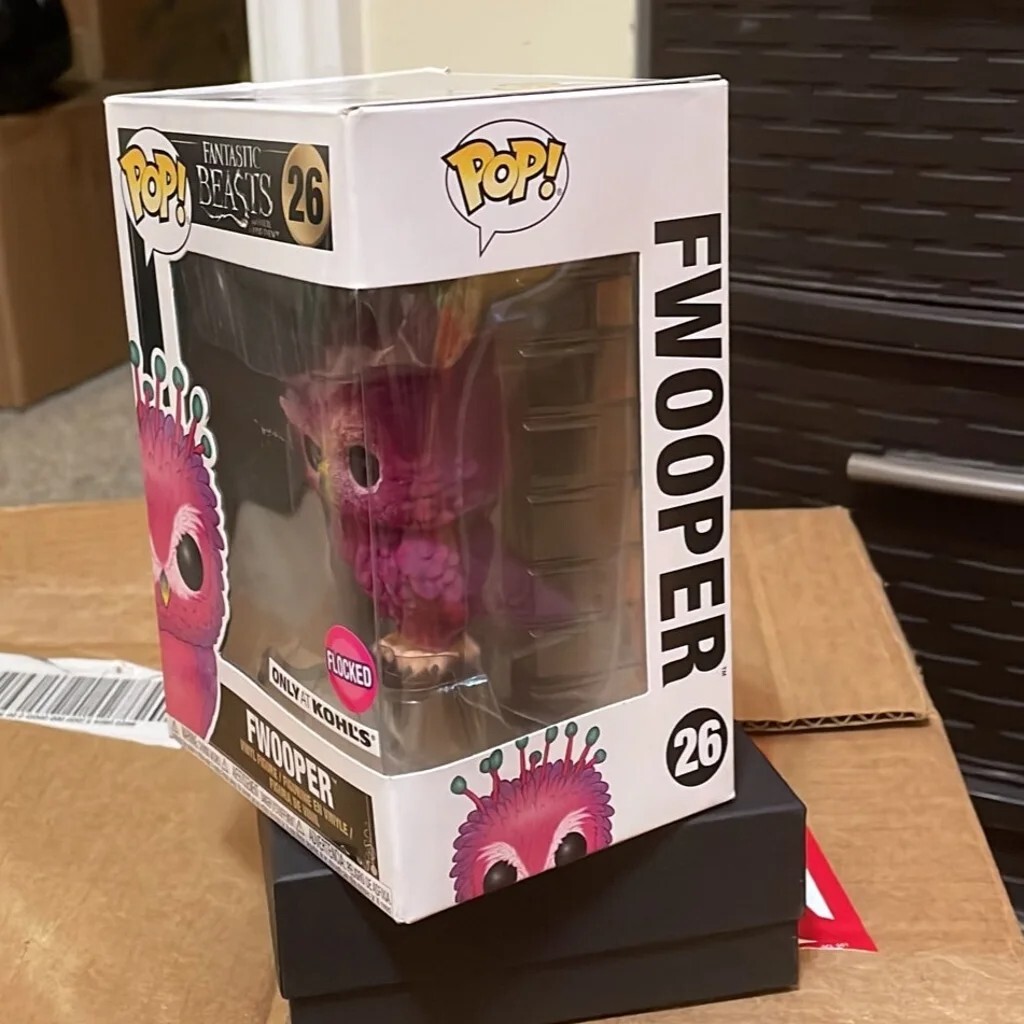 Funko Pop Fwooper 26 Fantastic Beasts Flocked Kohls MINT Fuzzy for sale ...