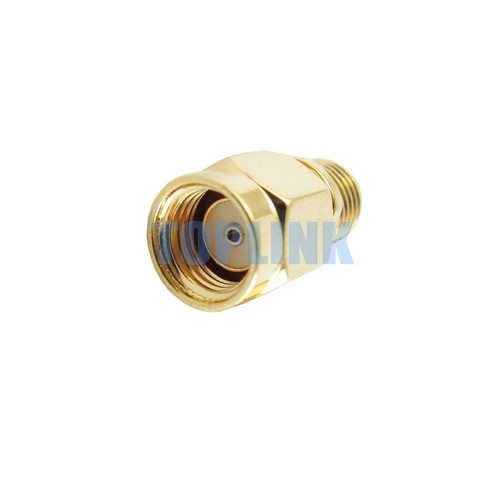 10x RP-SMA Male (Female Pin) to SMA Female Jack Straight Coax Adapter ...