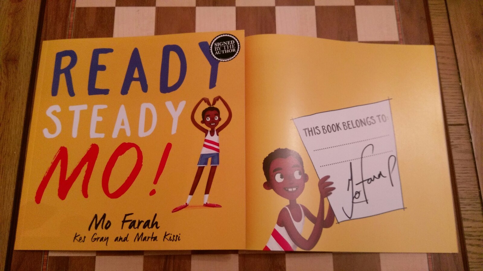 Ready Steady Mo! SIGNED Mo Farah New Paperback Book | eBay