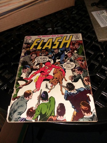 FLASH #195 Gil Kane, Murphy Anderson art Neal Adams cover DC Comics ...