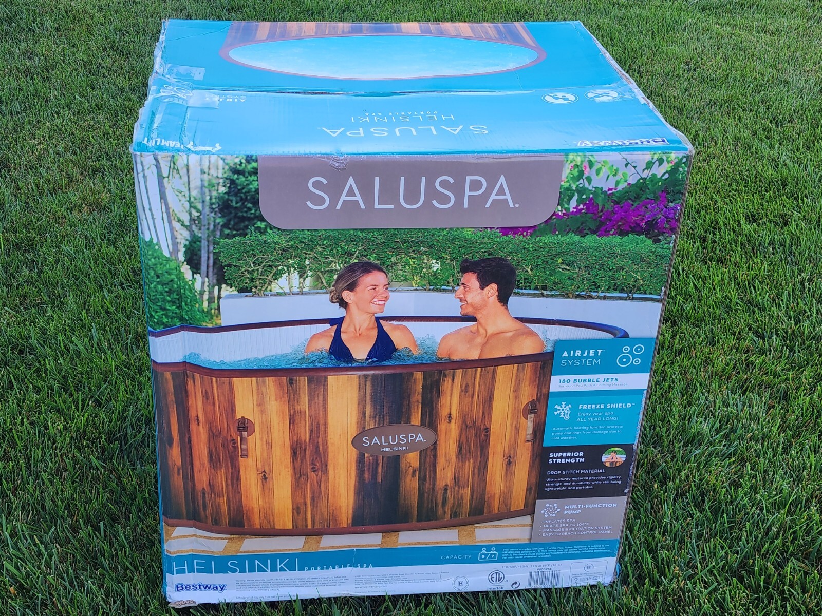 Bestway SaluSpa Helsinki REPLACEMENT AirJet Inflatable Hot Tub Only ...
