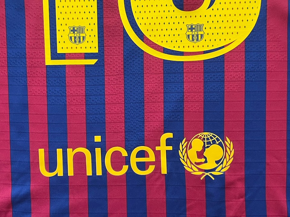 2018/19 Barcelona Authentic Home Jersey #10 Messi Small Nike Player ...