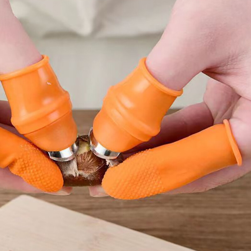 Garden Silicone Thumb Knife, Universal Finger Cutter Vegetable ...