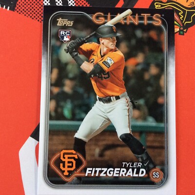 2024 Topps #602 Tyler Fitzgerald RC San Francisco Giants | eBay